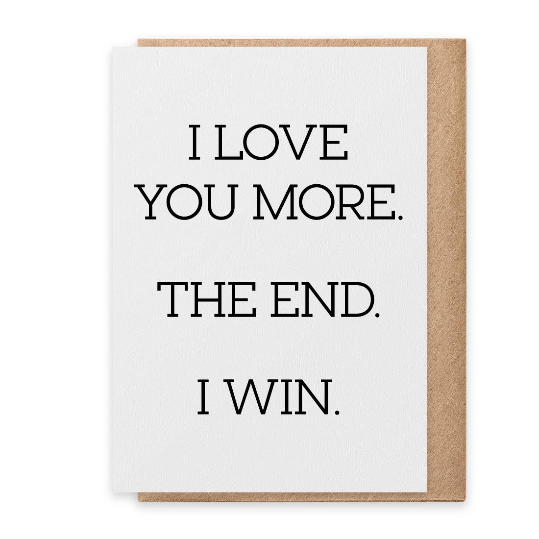 I Win - Greeting Card | Chocolaterie